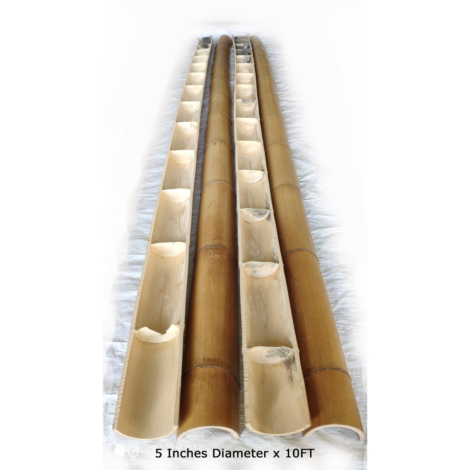 Bamboo Half Round Poles - Bundle – Bamboo Toronto Store