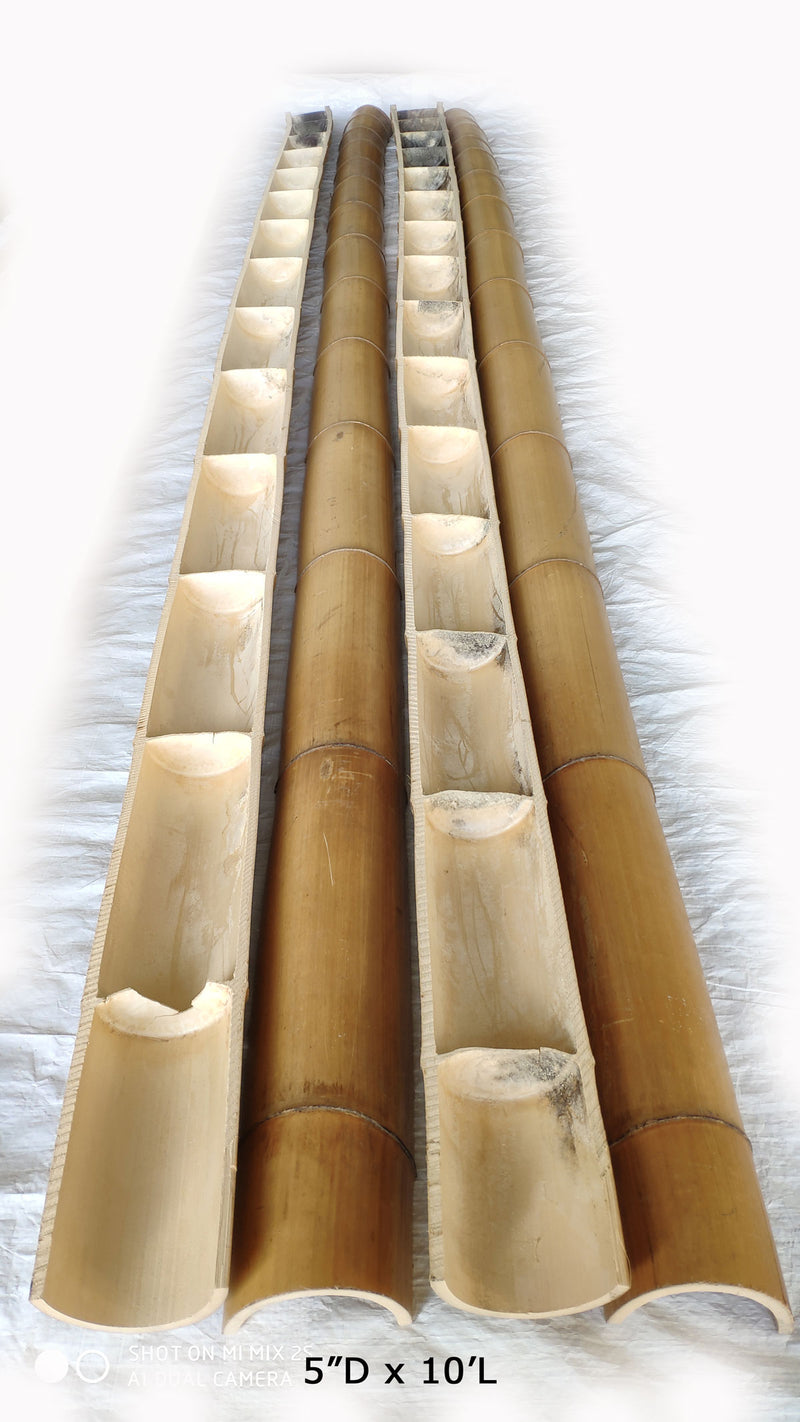 Bamboo Half Round Poles - Bundle | Bamboo Toronto Store