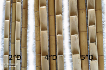 Bamboo Half Round Poles - Bundle – Bamboo Toronto Store
